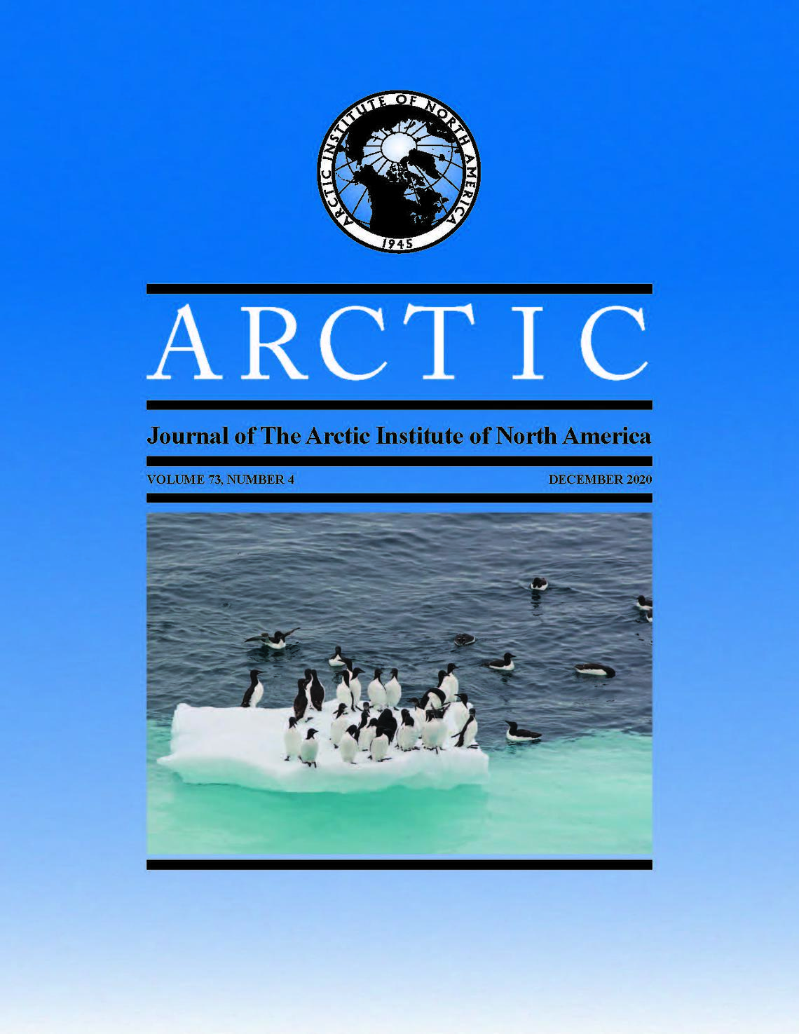 Arctic Journal | Arctic Institute of North America | University of Calgary
